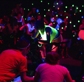 Glow theme ride with Marion - The Clip Out