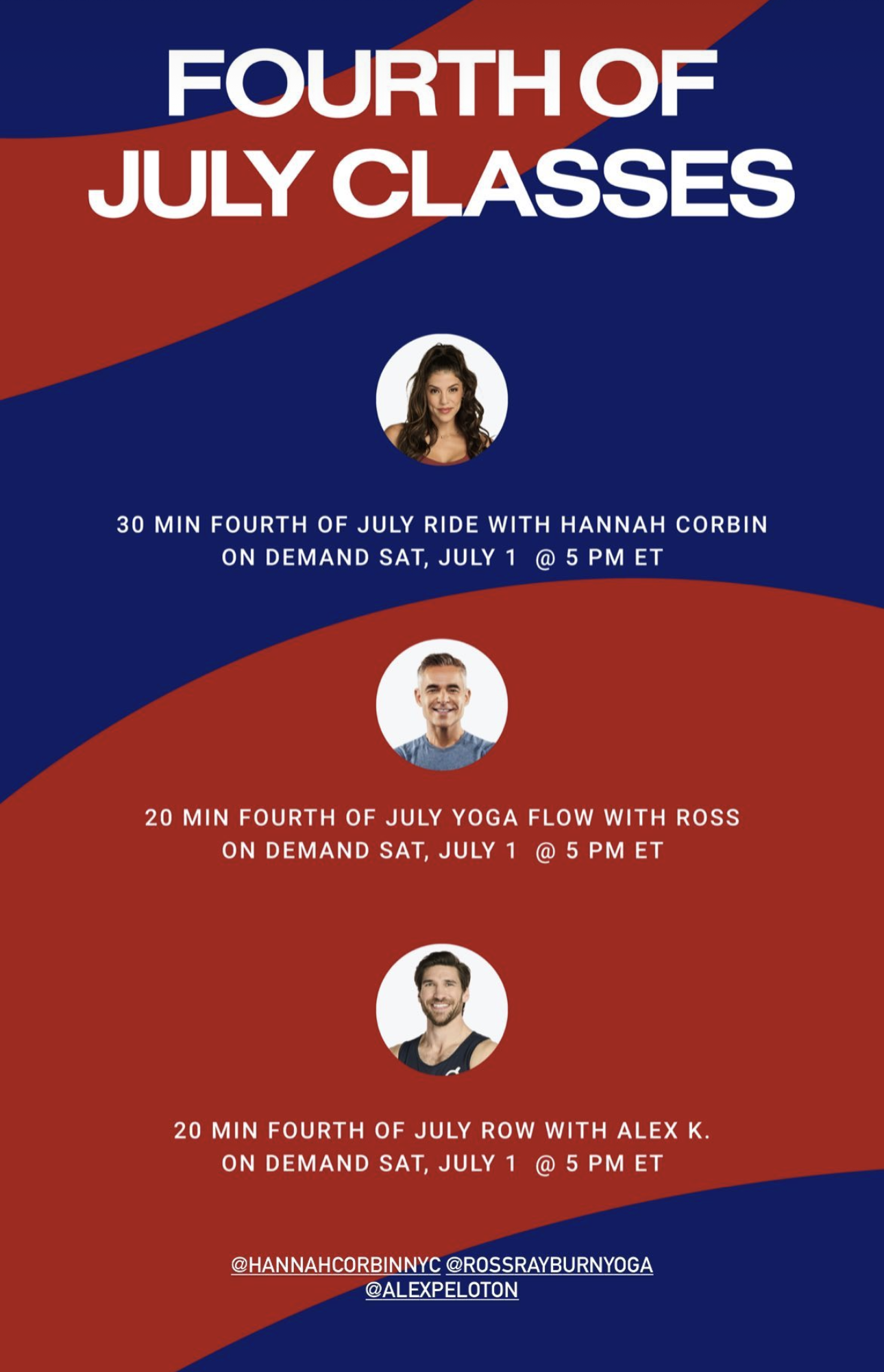 Celebrate Independence Day with Peloton's 4th of July Classes