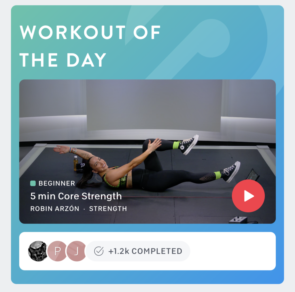 Peloton Unveils New Feature - 'Workout of the Day' - The Clip Out