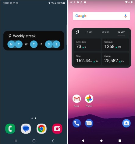Peloton App Update Adds Home Screen Widgets for Android - The Clip Out