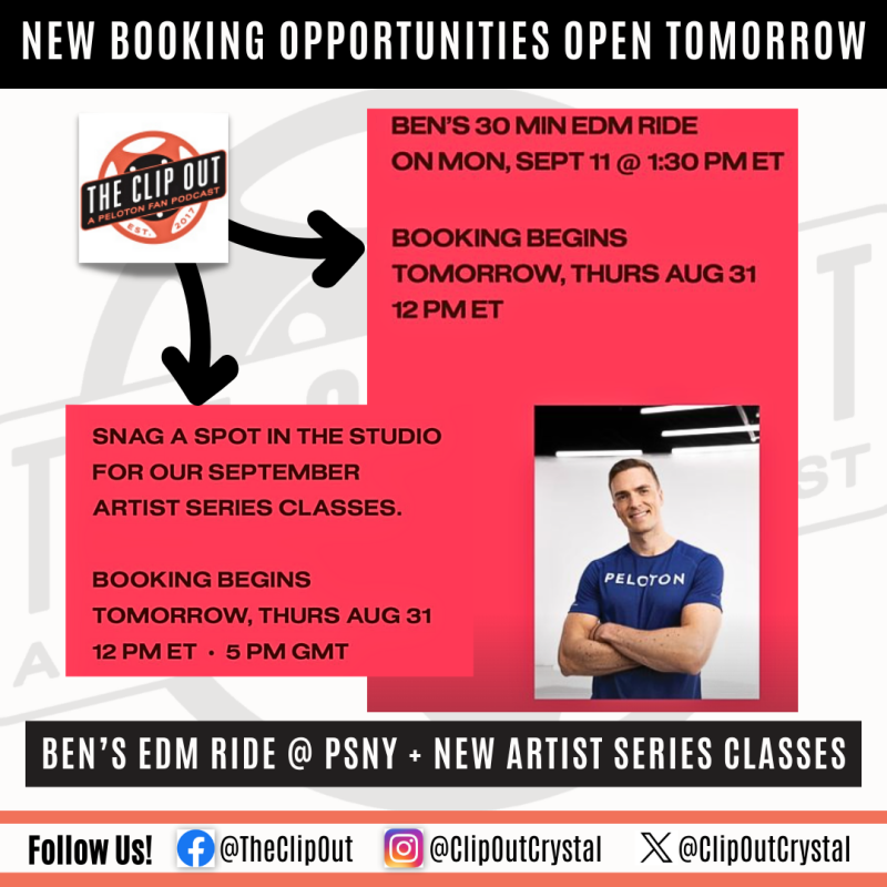 Bookings Open Tomorrow for Ben Alldis PSNY Ride