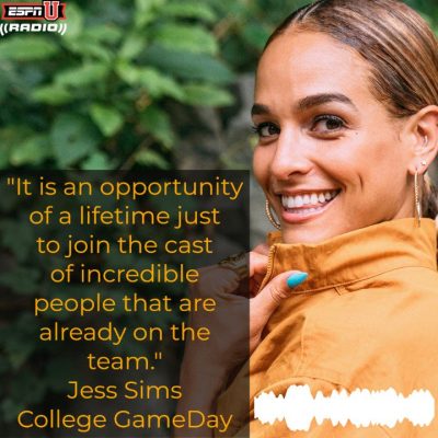 Jess Sims Gearing Up to Return to ESPN’s College GameDay - The Clip Out