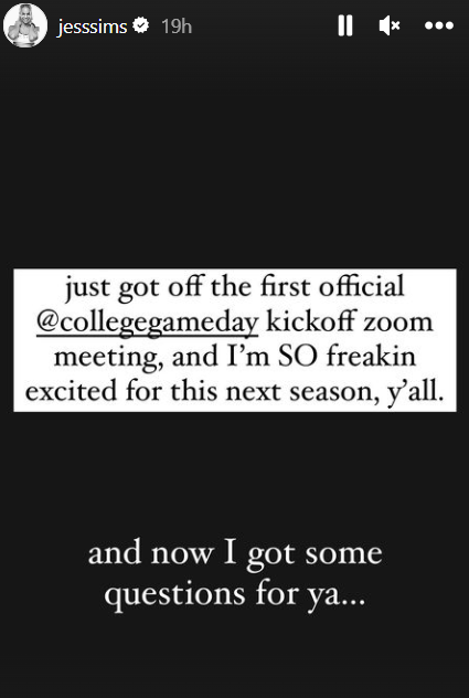 Jess Sims Gearing Up to Return to ESPN’s College GameDay - The Clip Out