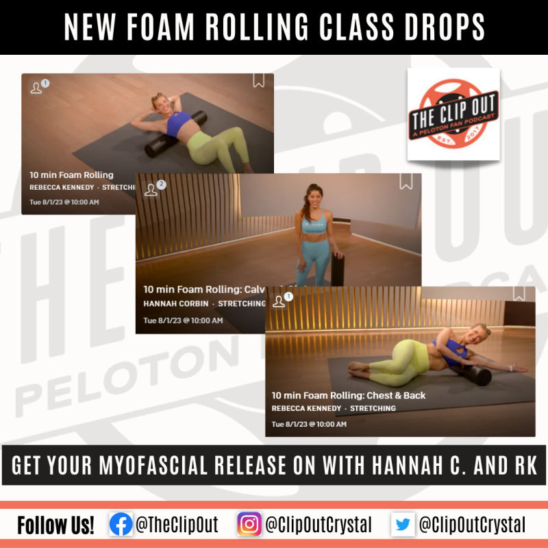 Three New Foam Rolling Classes Just Dropped! - The Clip Out