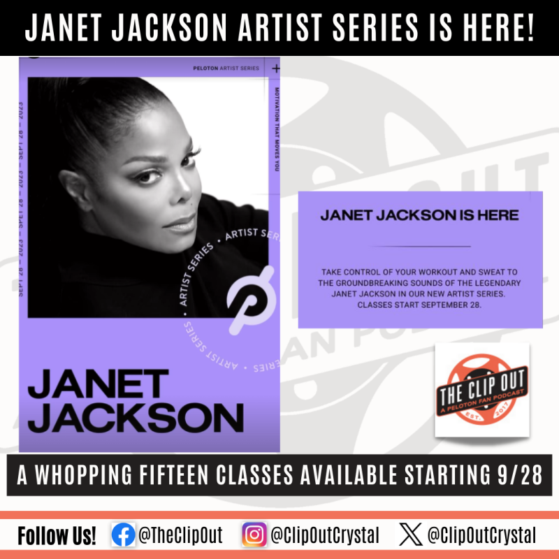 Peloton Goes Iconic with Janet Jackson Artist Series - The Clip Out