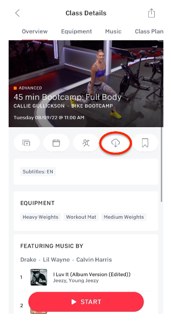 FYI: Device Storage for Peloton Preloaded Classes - The Clip Out
