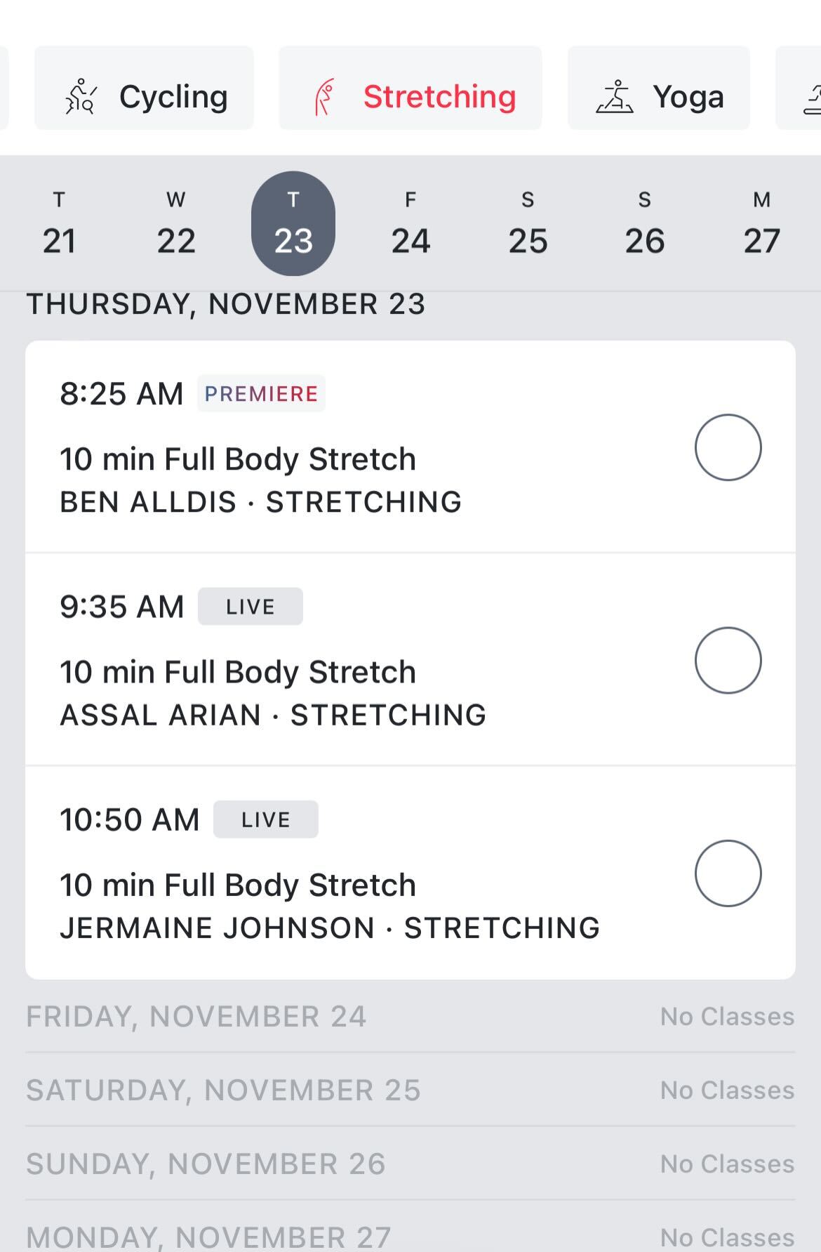 Stretching: A New Addition to Jess King's Class Types (Live Stretches ...