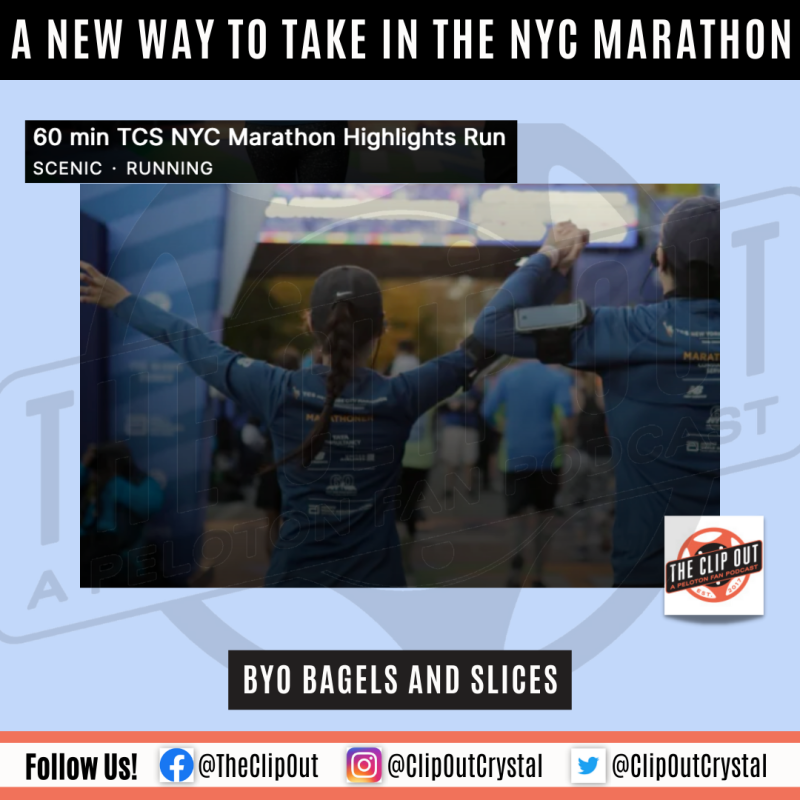New Peloton NYC Marathon Scenic Run