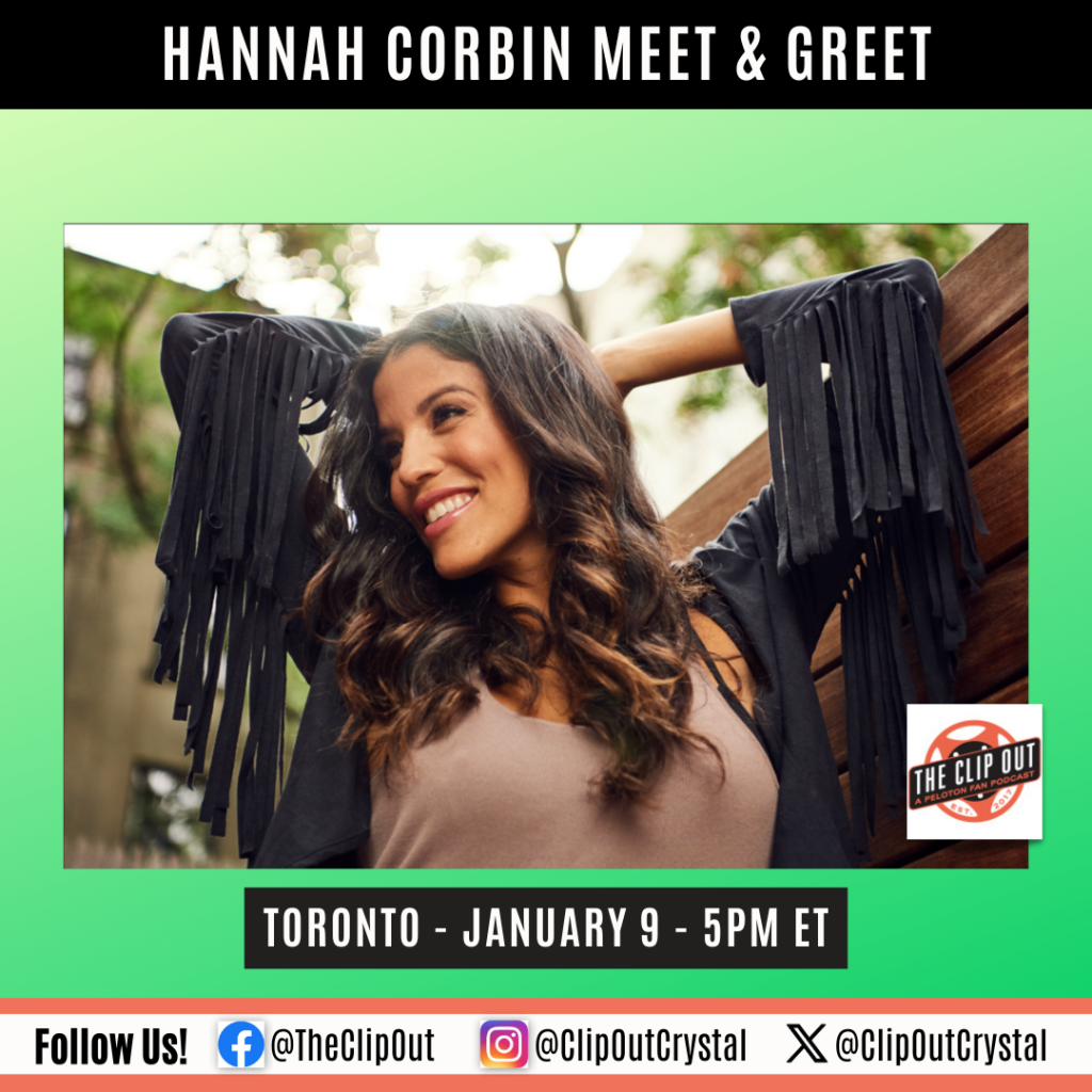 Toronto: Meet And Greet With Peloton Instructor Hannah Corbin - The ...