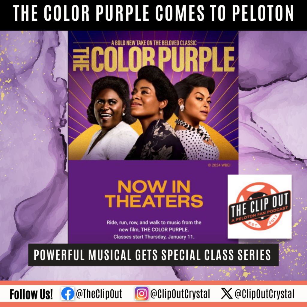 Peloton Celebrates The Color Purple With Themed Classes - The Clip Out