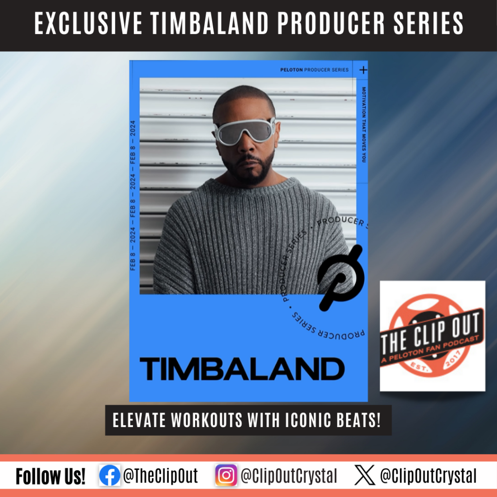 Peloton Announces Timbaland Producer Series - The Clip Out