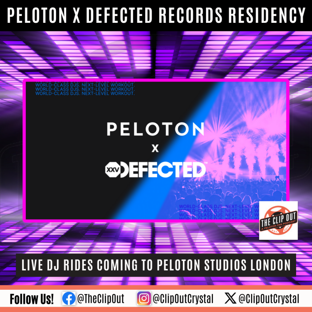 Peloton Announces New Residency and Partnership with Defected Records ...