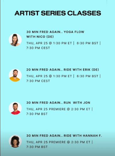 Peloton's Artist Series Welcomes Fred Again.. For the First Time - The ...