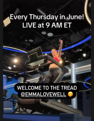 Surprise! Peloton Adds Emma Lovewell to Tread Team - The Clip Out