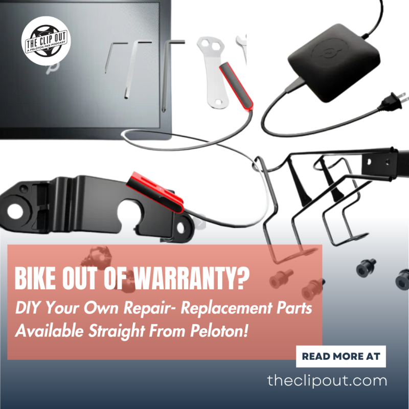 Peloton Out of Warranty? DIY Your Part Replacement! - The Clip Out
