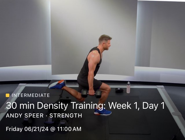 Andy Takes the Gold with Density Training 2 - The Clip Out