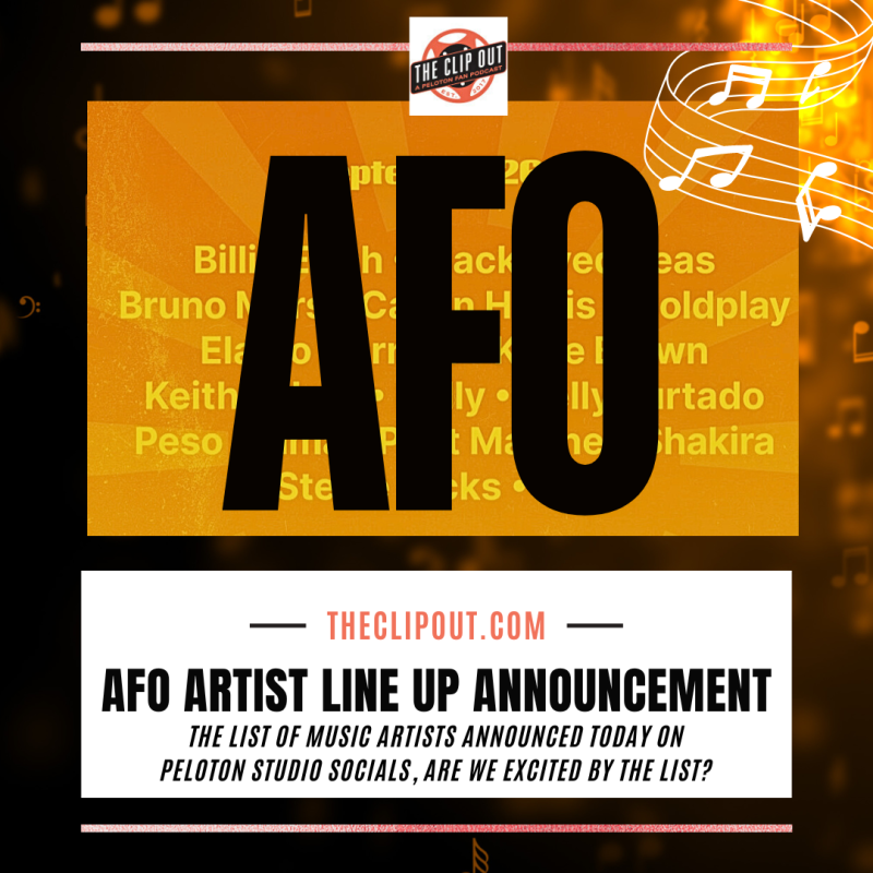 AFO 2024 Lineup Announced - The Clip Out