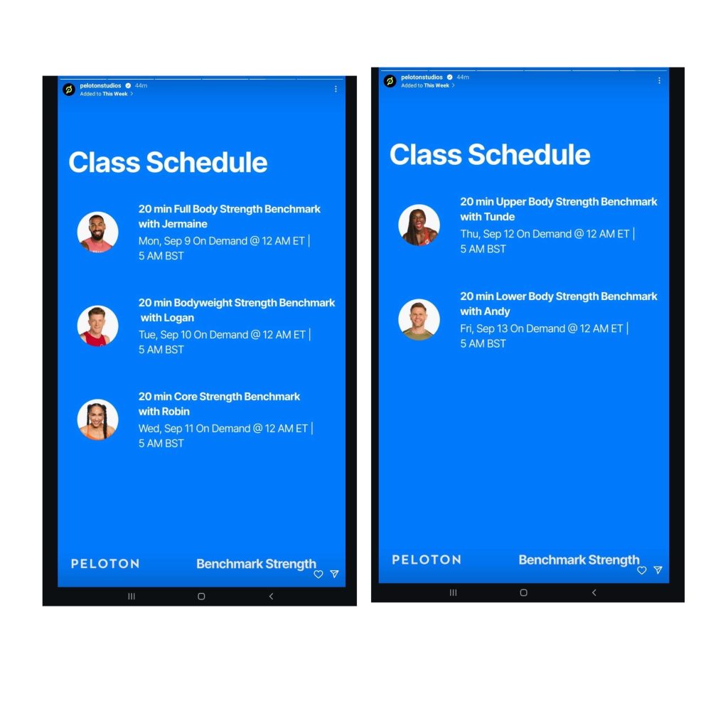 Peloton Drops New Benchmark Strength Classes - The Clip Out