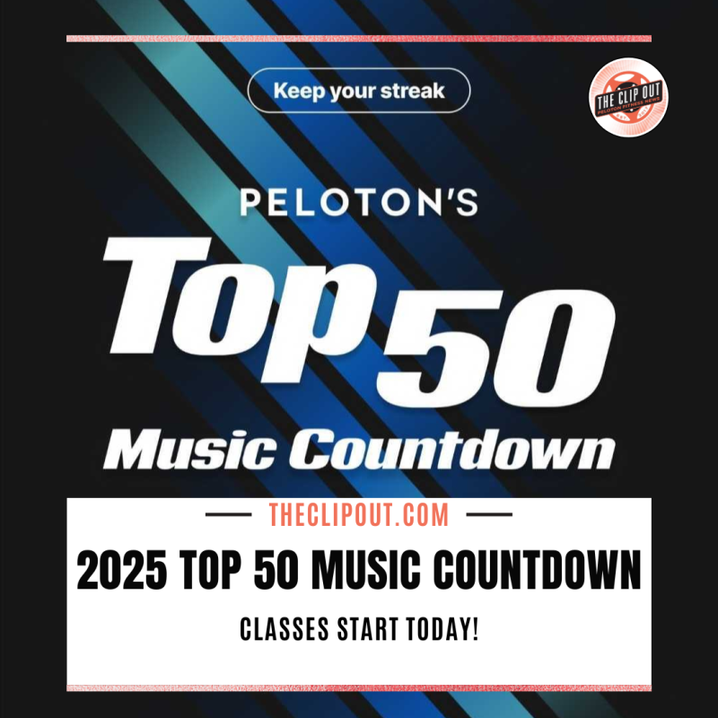 Peloton’s Top 50 Music Countdown Classes Are Back - The Clip Out