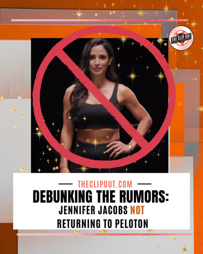 Debunking the Rumors: Jennifer Jacobs Is NOT Returning to Peloton - The ...