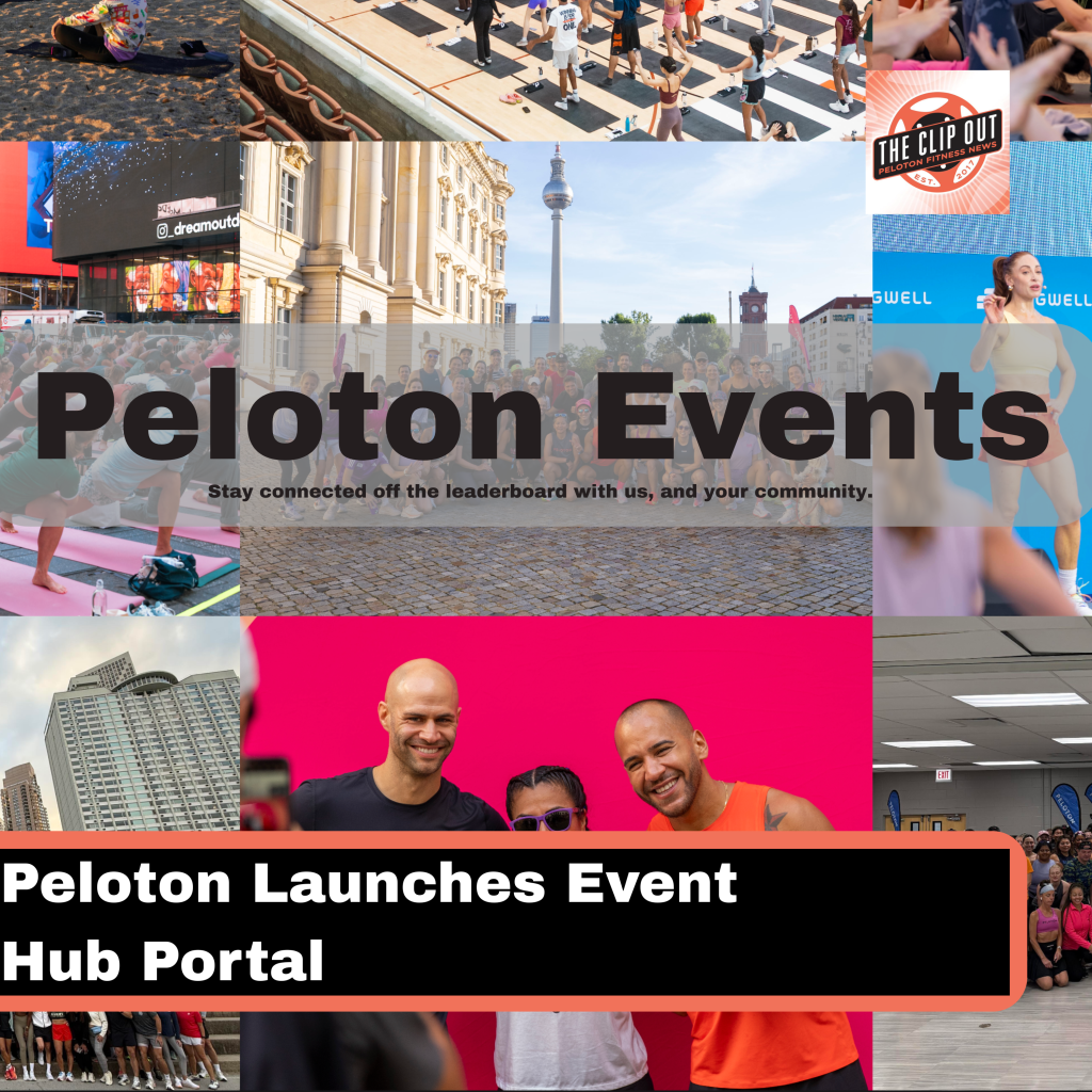 436: Peloton Launches Event Hub Portal - The Clip Out