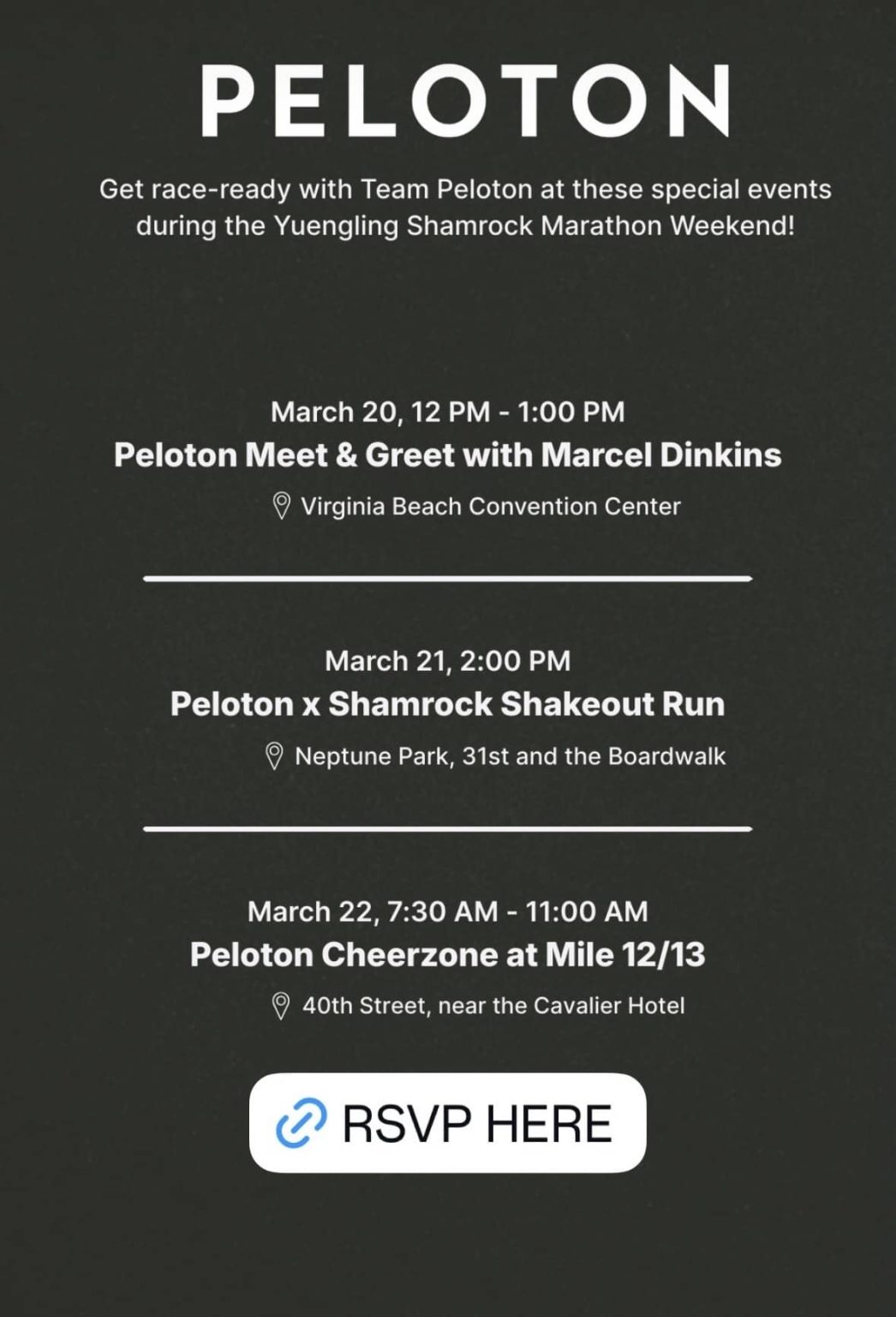 Team Peloton's Exciting Return to the Marcel Dinkins Shamrock Marathon ...
