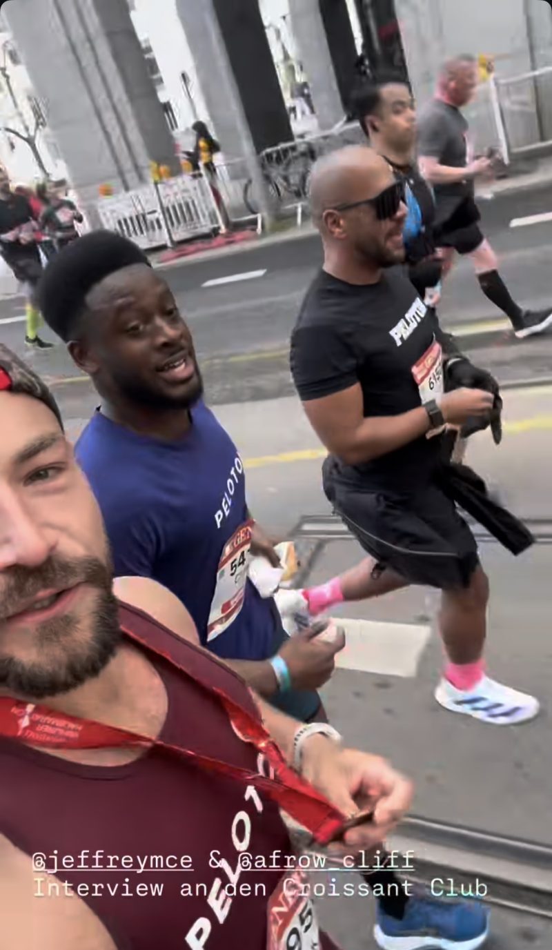 Cliff Dwenger Crushes His First Half Marathon at Berlin with Jeffrey ...