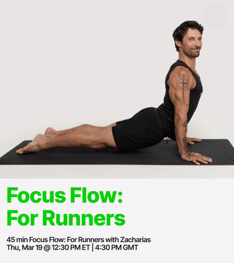 Peloton's Powerful New Focus Flow for Runners From Zacharias Is Exactly ...