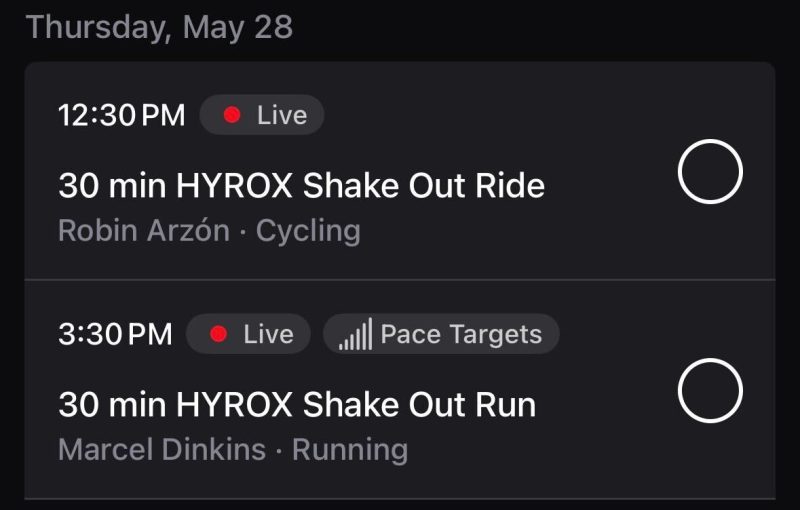5 New Peloton HYROX Classes Land on the Schedule Next Week - The Clip Out
