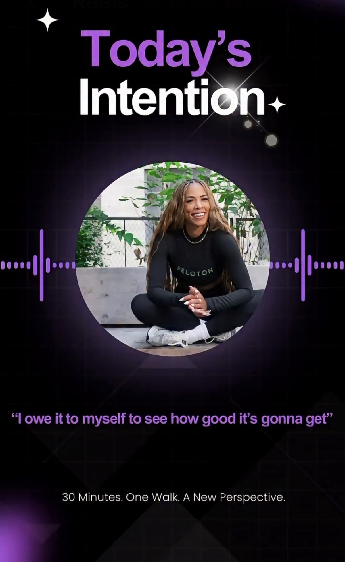 Peloton Intention Setting Walk Returns for 3rd Year - The Clip Out
